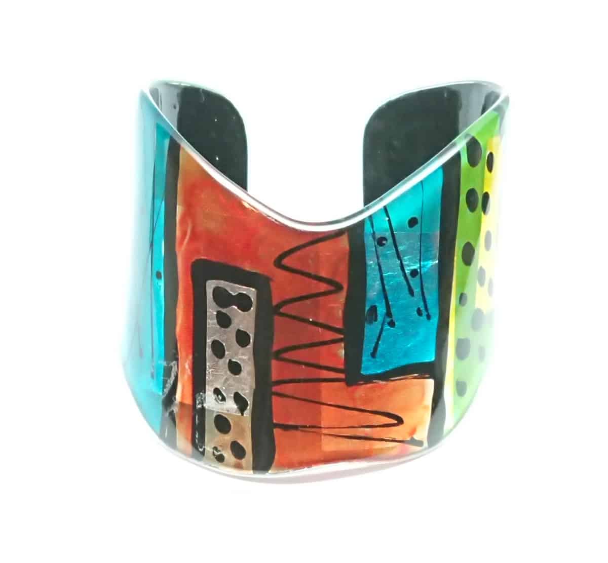 'Africa' Acrylic Bangle - Gallery Q